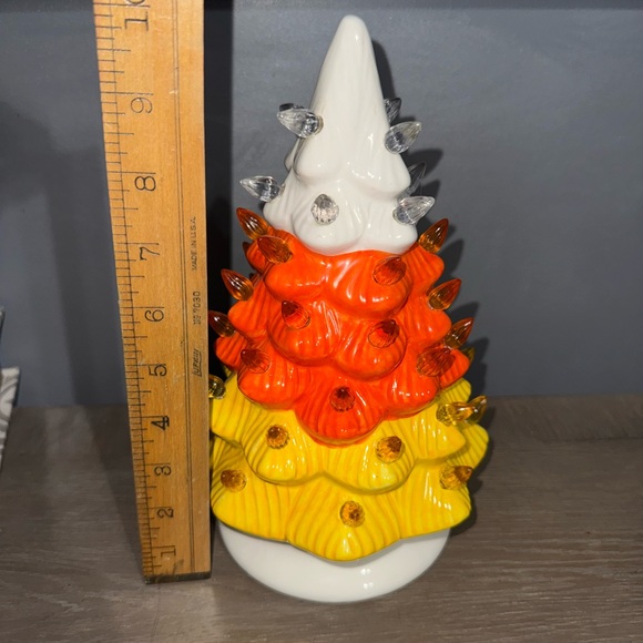 Holiday | Halloween Candy Corn Ceramic Tree | Poshmark